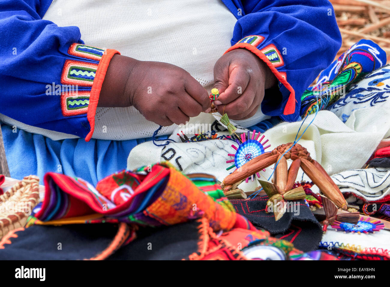 Uru woman hi-res stock photography and images - Alamy