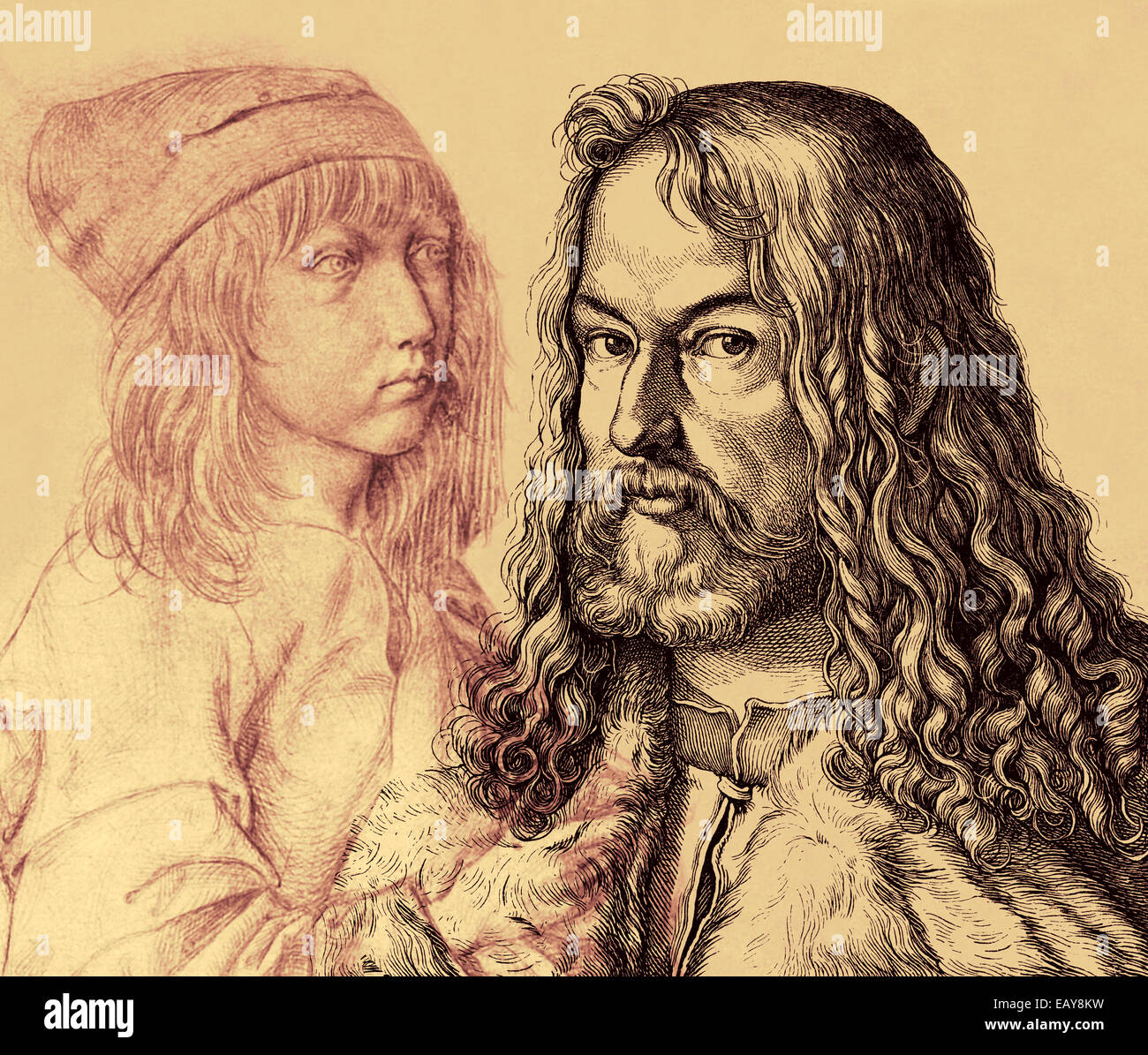 Albrecht Duerer the Younger, 1471 - 1528, a German painter, printmaker ...