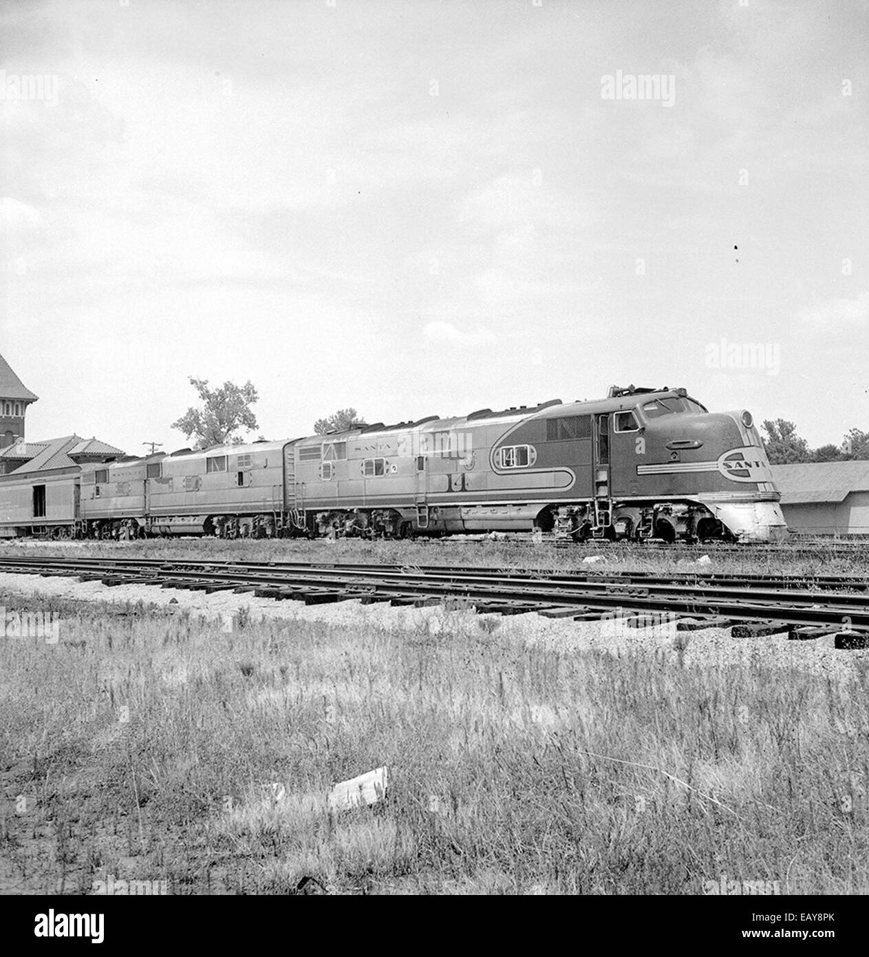 An image of the Atchison, Topeka, & Santa Fe Diesel Electric Passenger ...