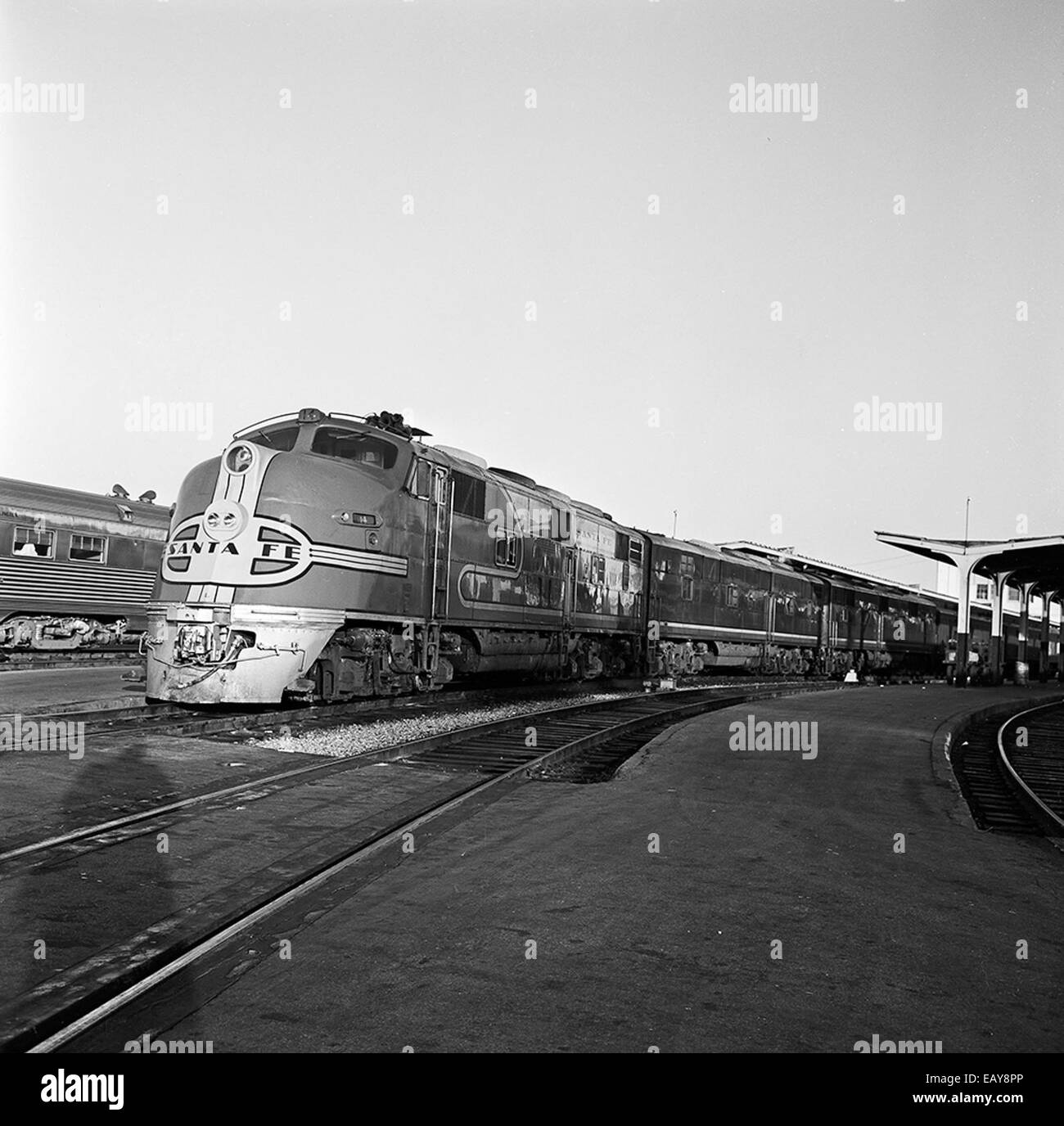 The Atchison, Topeka, & Santa Fe Diesel Electric Passenger Locomotive ...