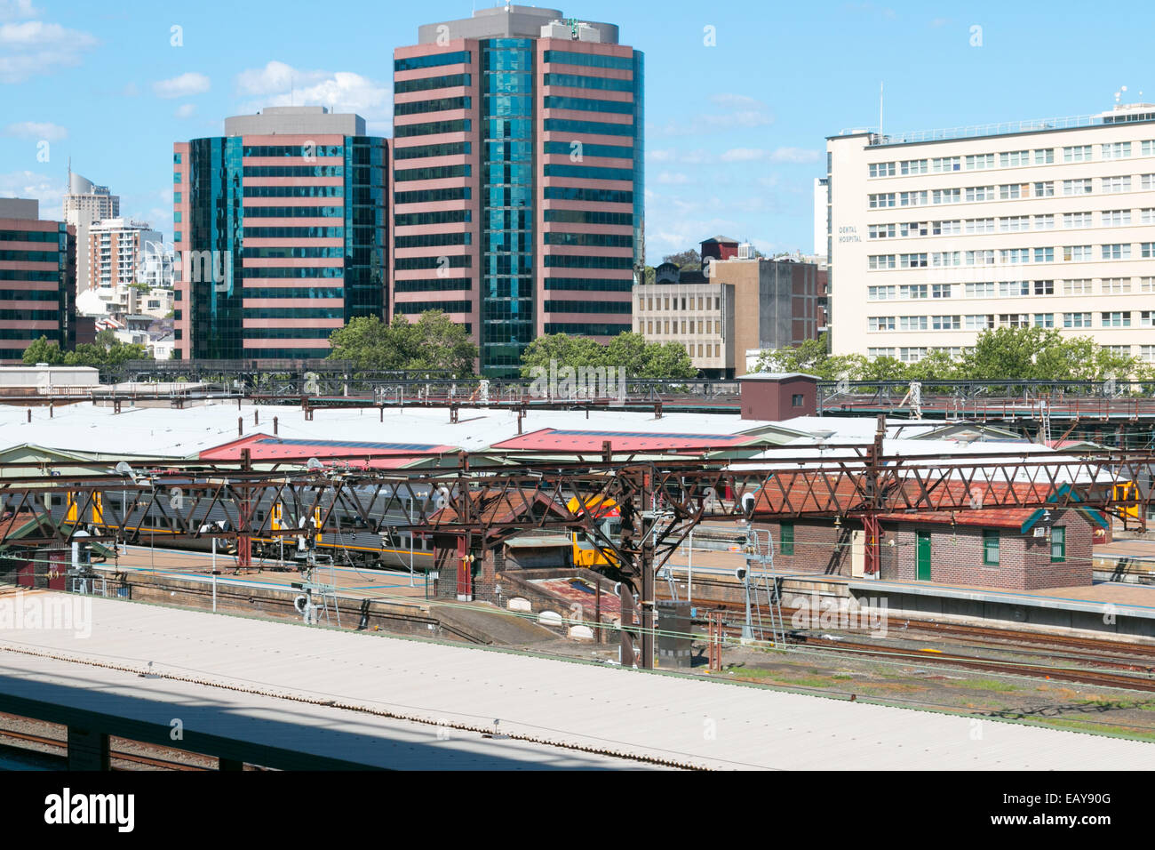 Sydney's central station and railway approach Stock Photo - Alamy