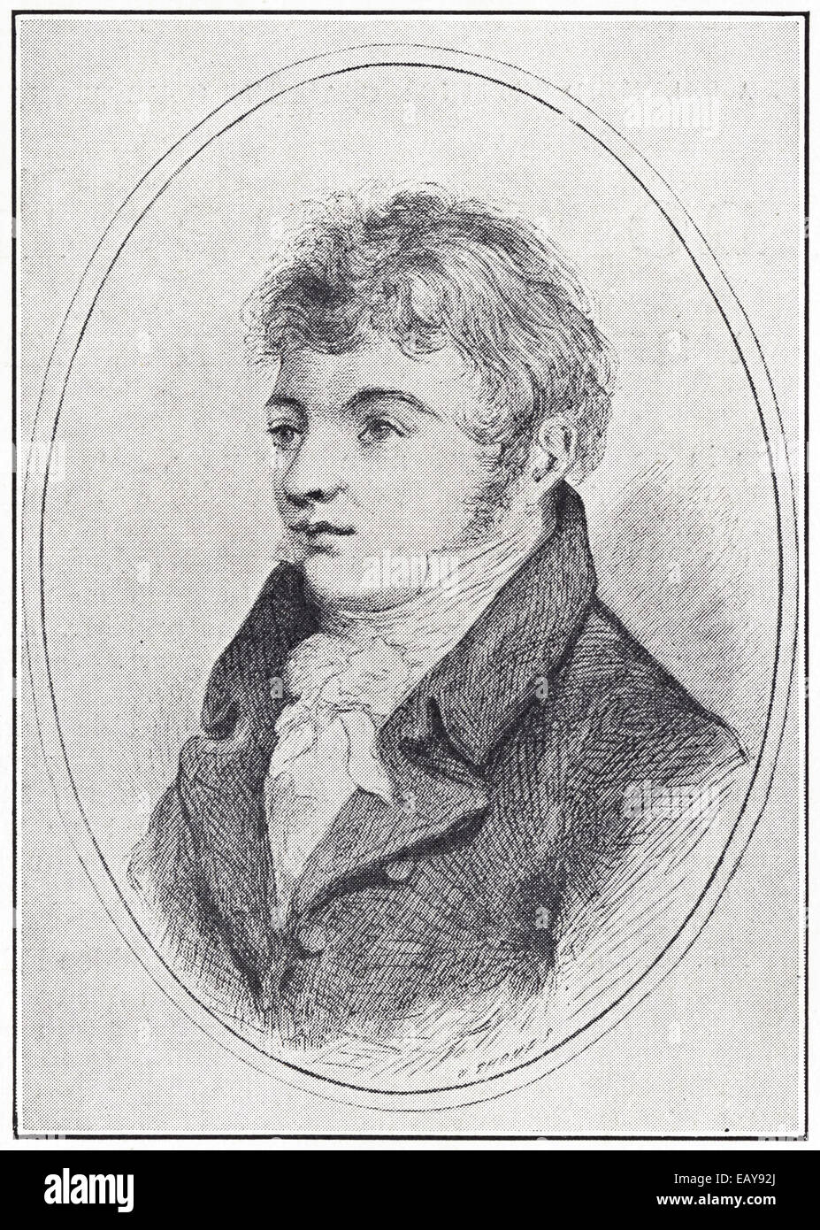 Victorian engraving of JOHN GULLY MP & prizefighter 1783 - 1863 Stock Photo - Alamy