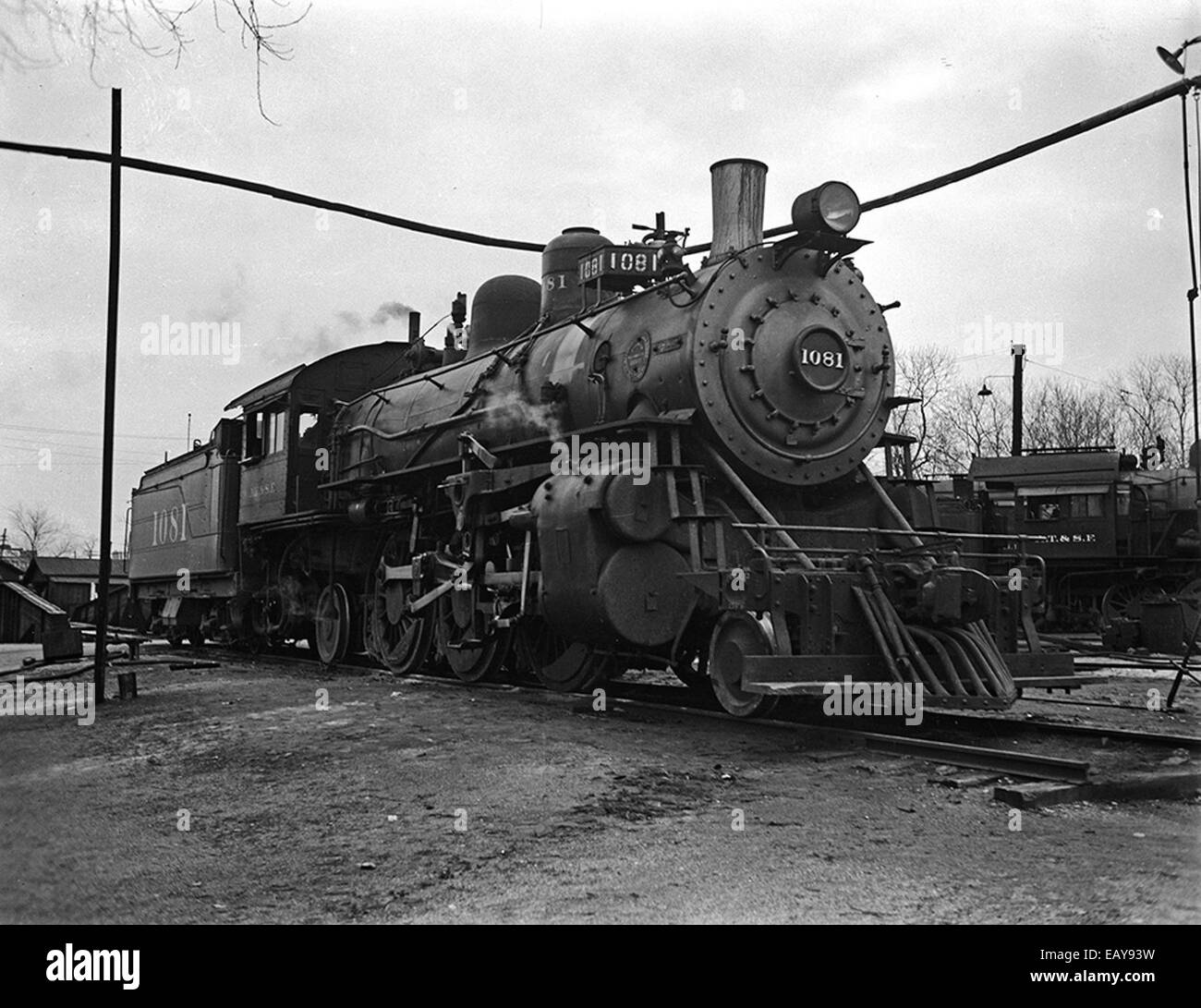 Santa fe railway company locomotives railroads railways tenders trains ...