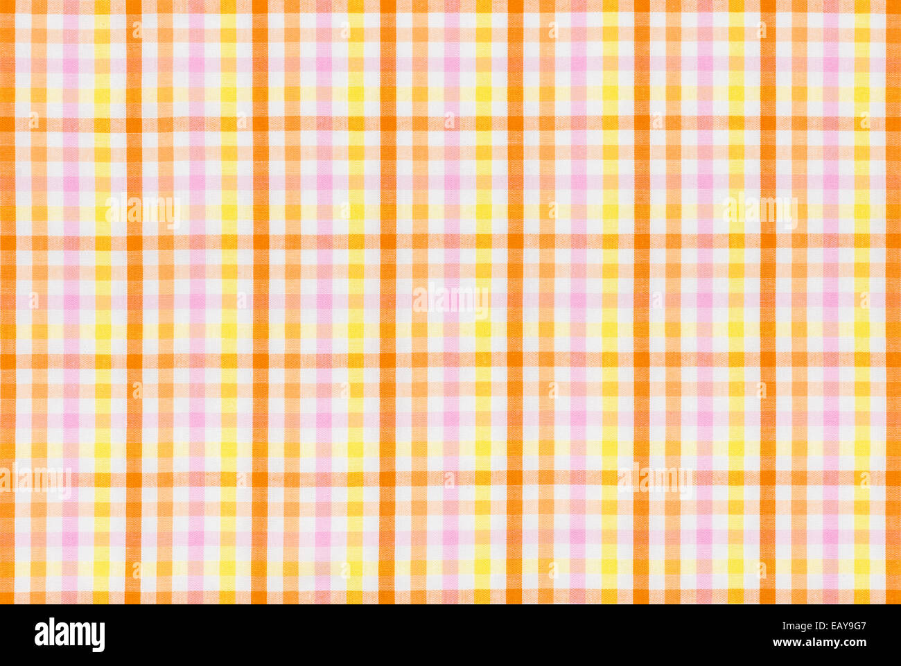 Fabric with a colorful checked pattern Stock Photo - Alamy