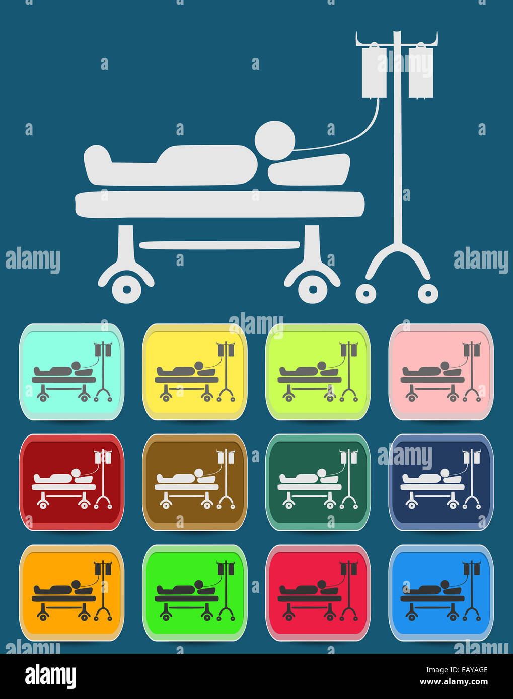 Serum illustration of life icons hi-res stock photography and images ...