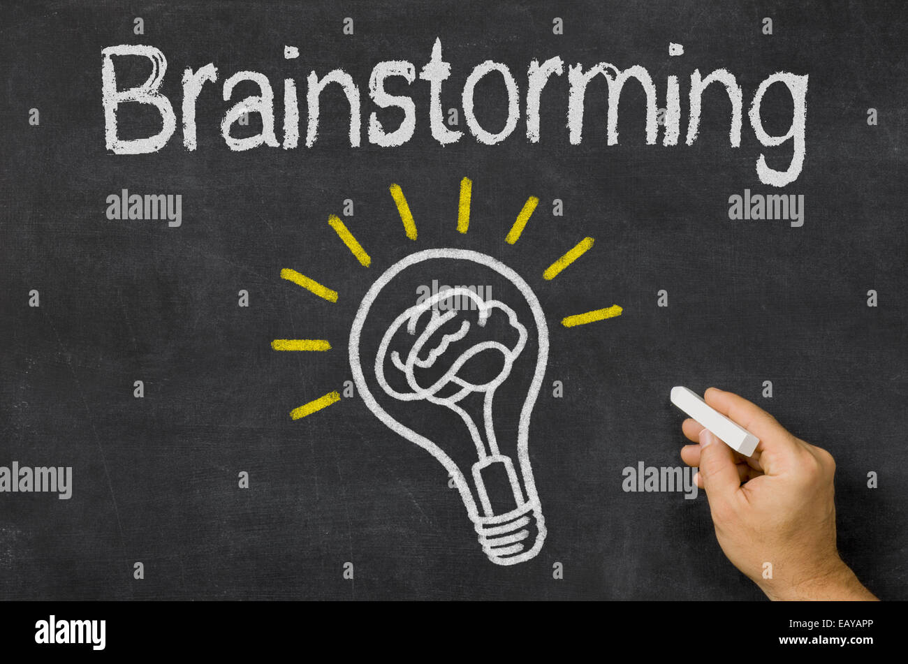 Brainstorming concept icon thinking hi-res stock photography and images ...