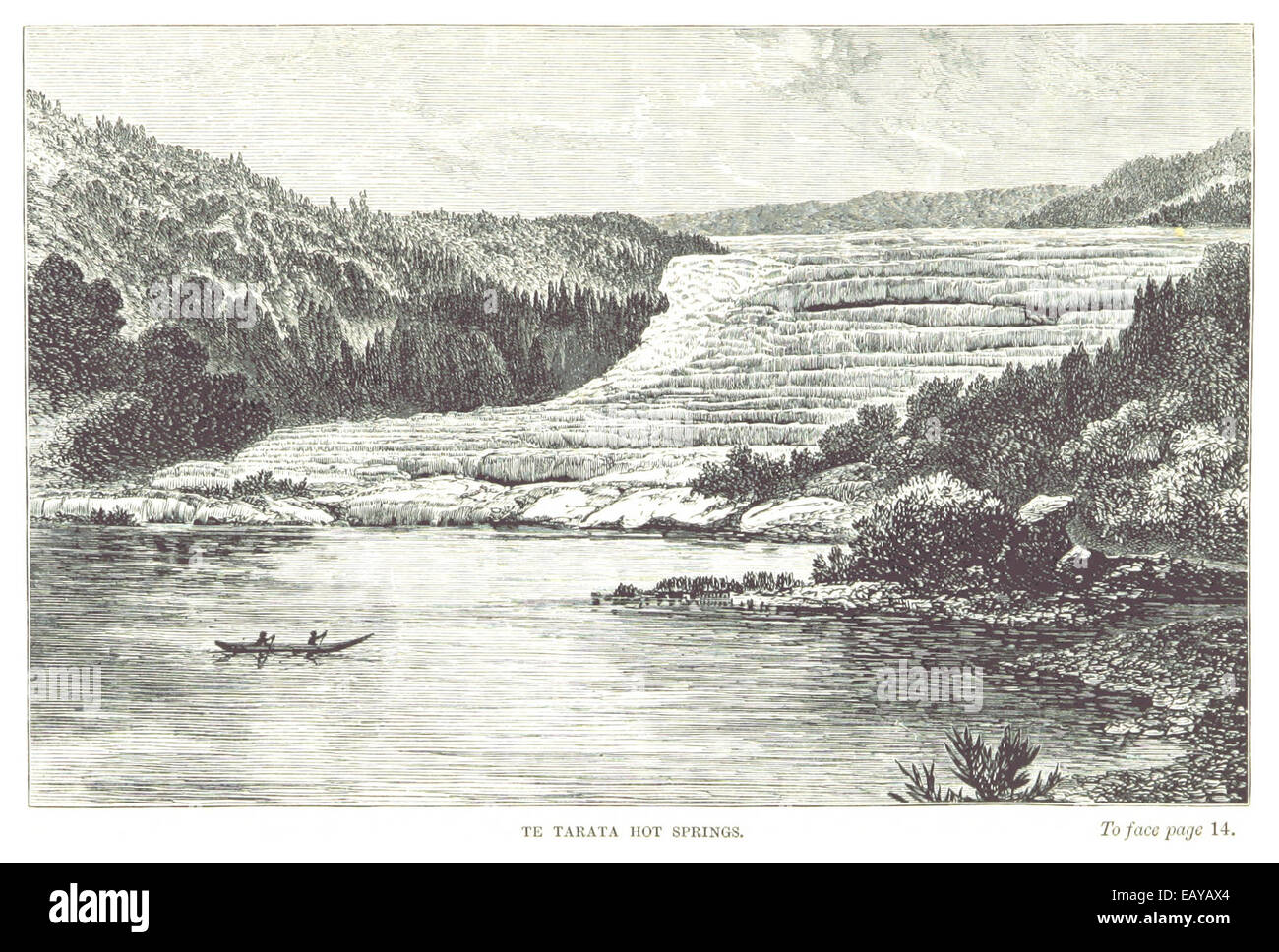 Old map of hot springs hi-res stock photography and images - Alamy