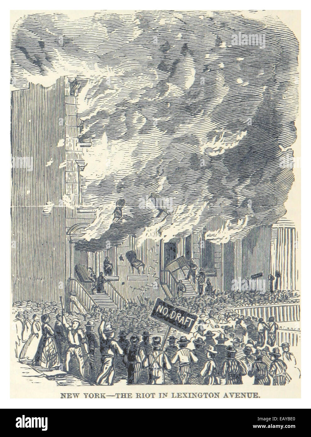 New york crowd 19th century hi-res stock photography and images - Alamy