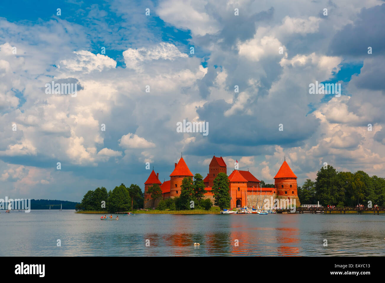 Trakai island castle hi-res stock photography and images - Alamy