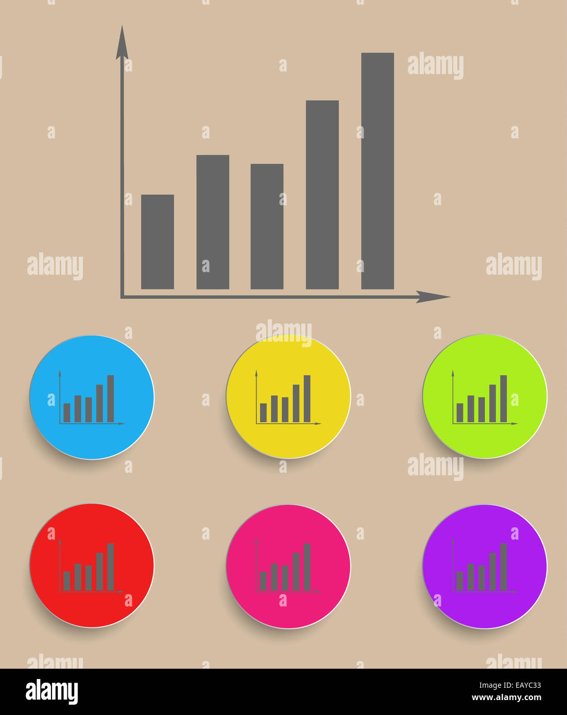 Vector chart finance column hi-res stock photography and images - Alamy