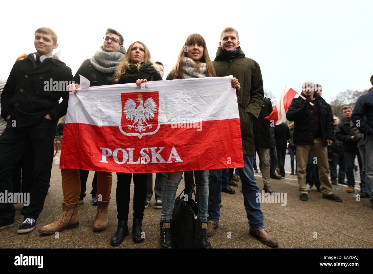 Gdansk, Poland 22nd, November 2014 Far-right "National Movement ...