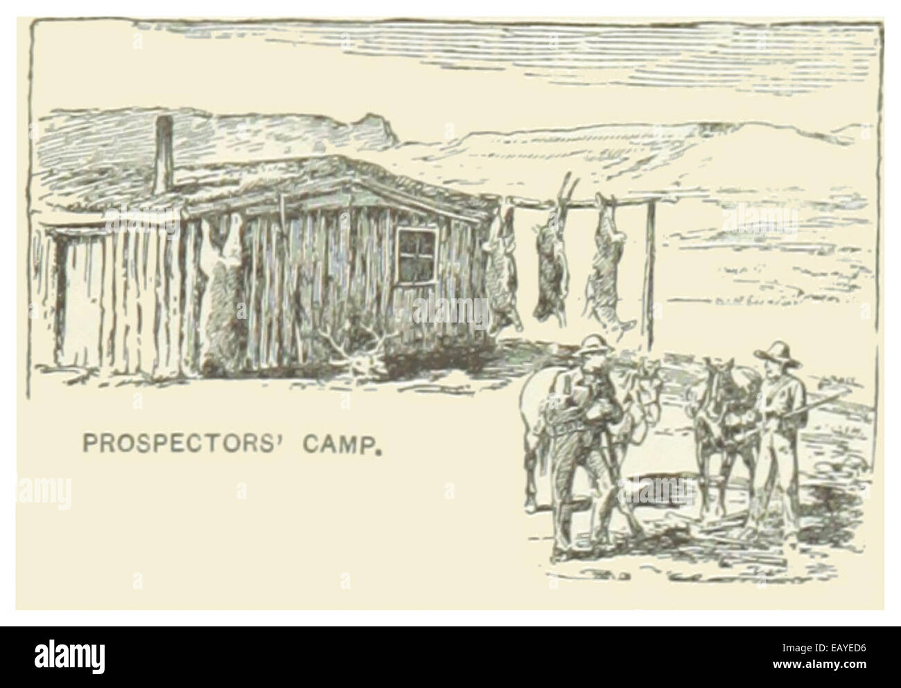 Drawing the west prospectors hi-res stock photography and images - Alamy