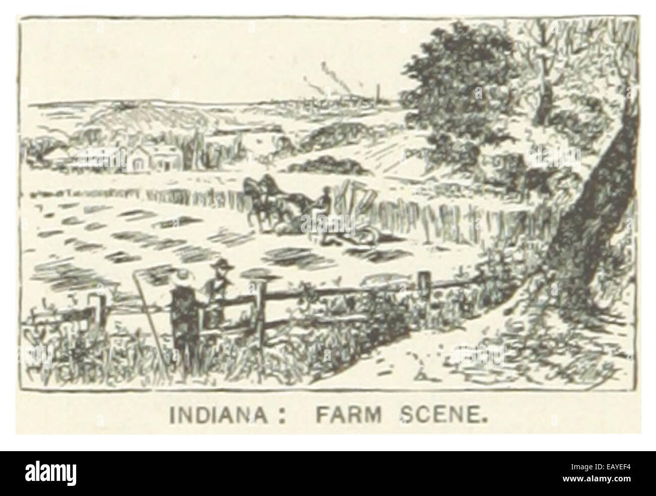19th century rural scene Cut Out Stock Images & Pictures - Alamy