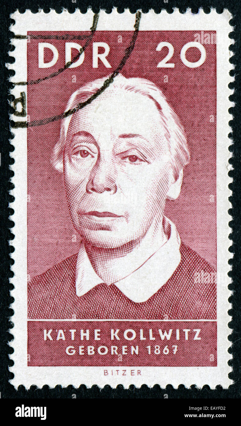 GERMANY - CIRCA 1967: stamp show the Famous Women series shows image of ...