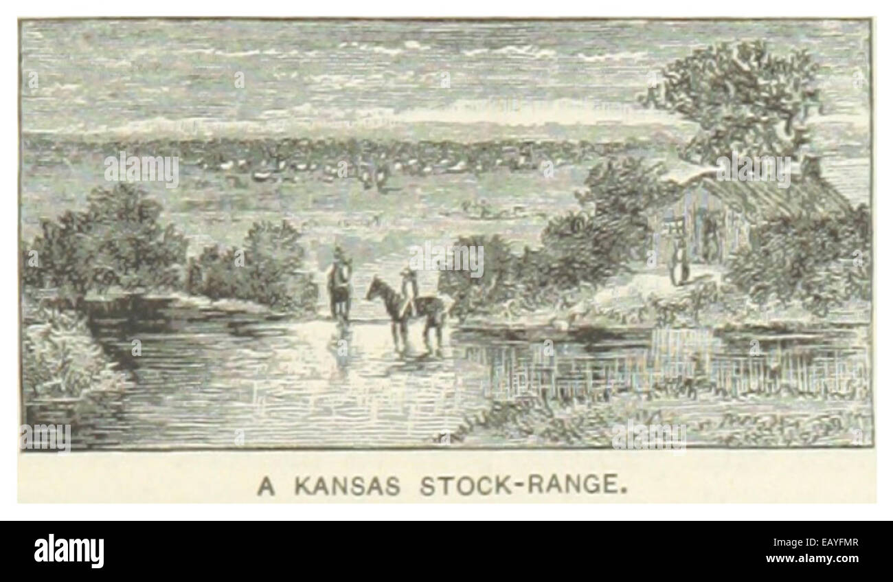 US-KS (1891) p269 depicts a Kansas stock-range, offering a view into ...
