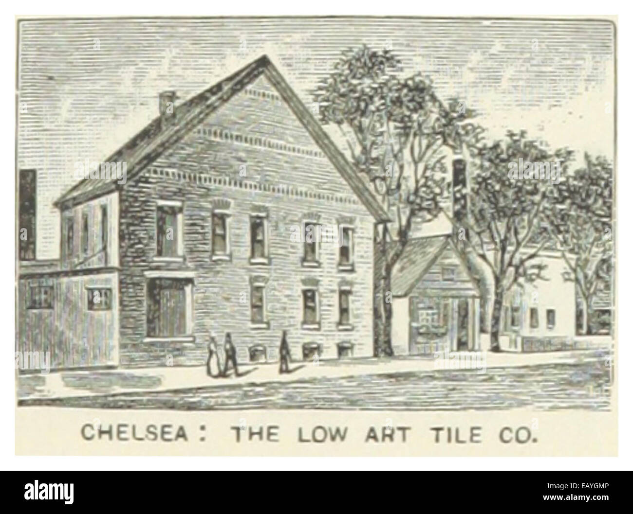 An illustration from the 1891 publication showcasing Chelsea ...