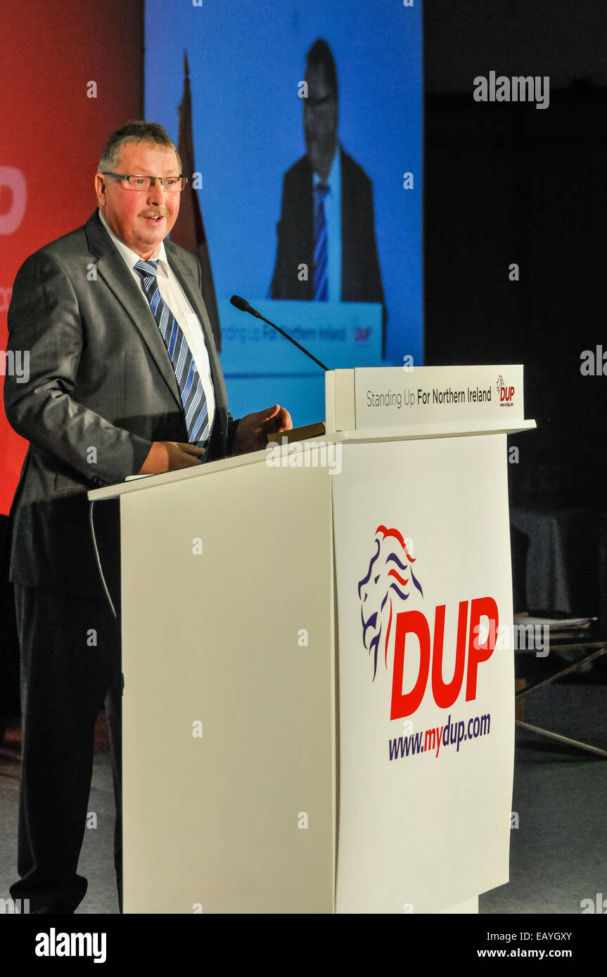 Belfast, Northern Ireland. 22nd Nov, 2014. Sammy Wilson MP (South ...