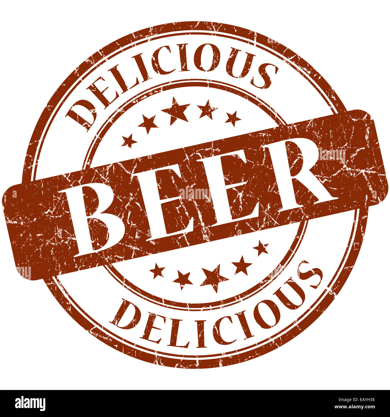 Beer grungy stamp isolated on hi-res stock photography and images - Alamy