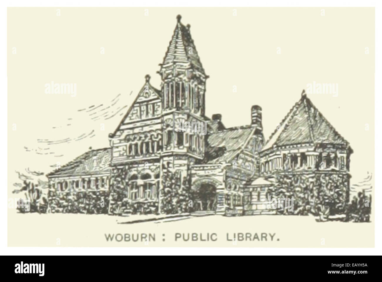 Map of woburn hi-res stock photography and images - Alamy