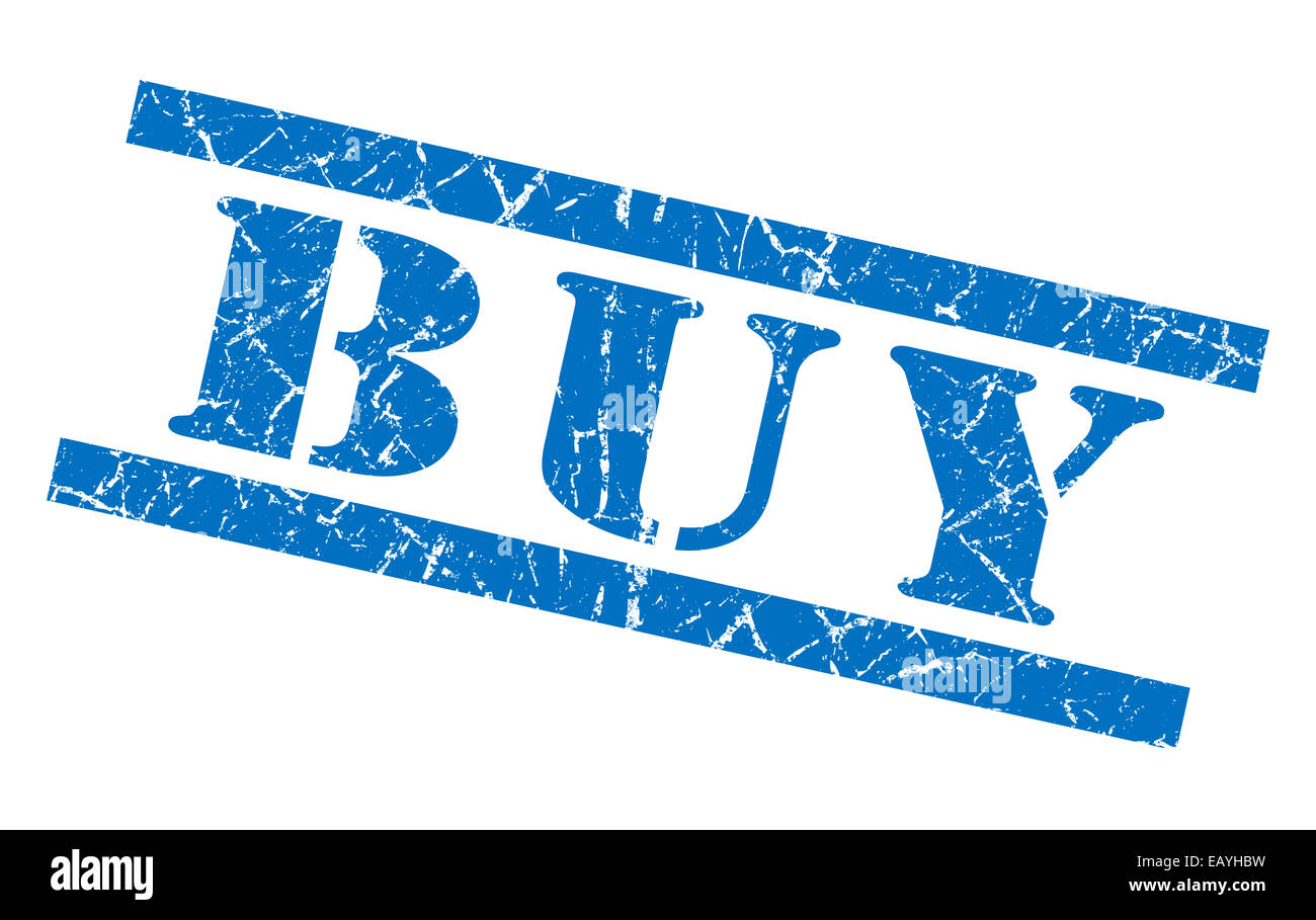 buy blue square grungy isolated rubber stamp Stock Photo - Alamy