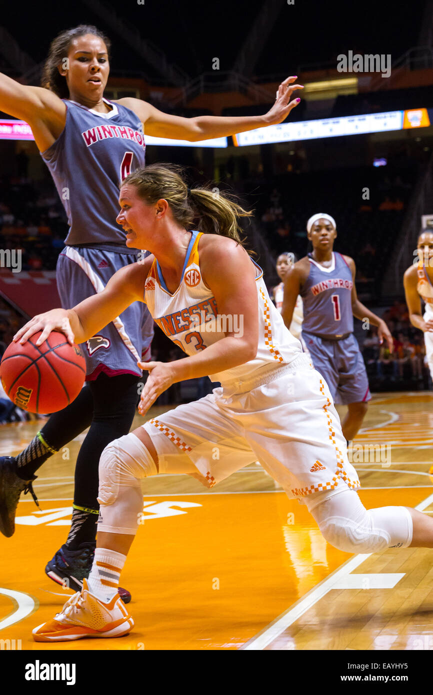 Knoxville, USA. 21st Nov, 2014:Alexa Middleton #33 of the Tennessee ...