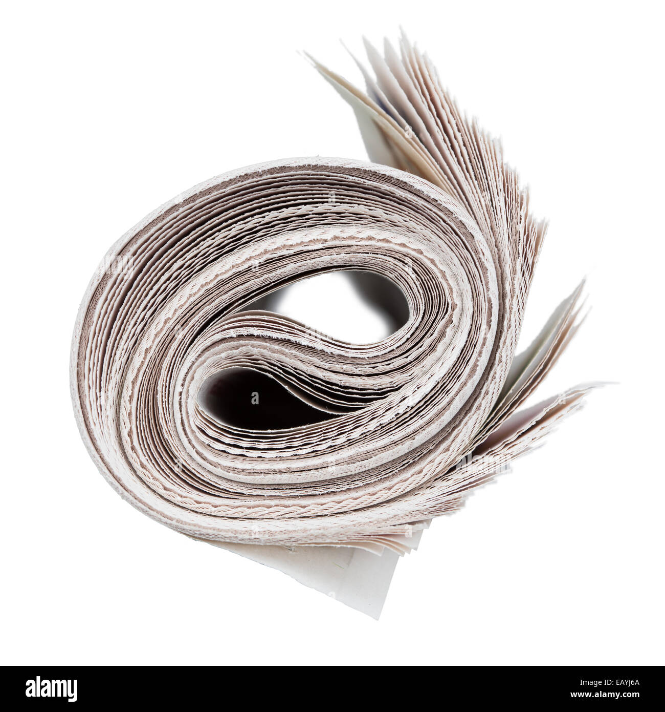 Daily news newspaper roll white hi-res stock photography and images - Alamy