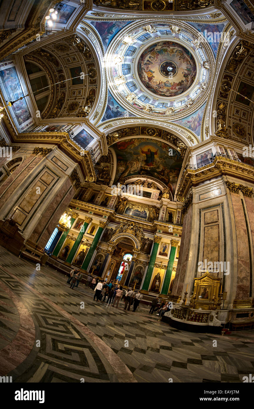 St isaac cathedral interior hi-res stock photography and images - Alamy