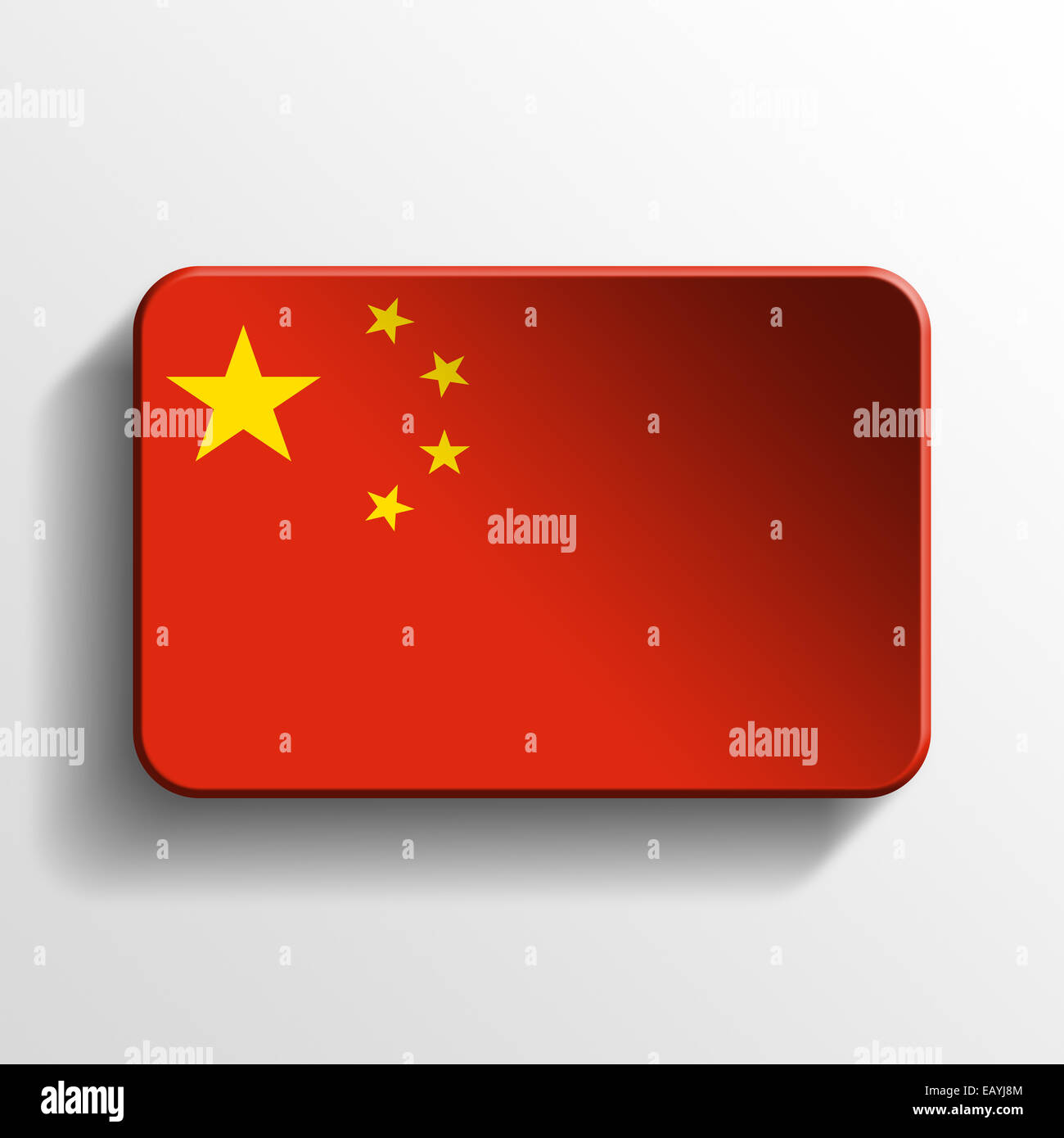 China 3D button Stock Photo - Alamy