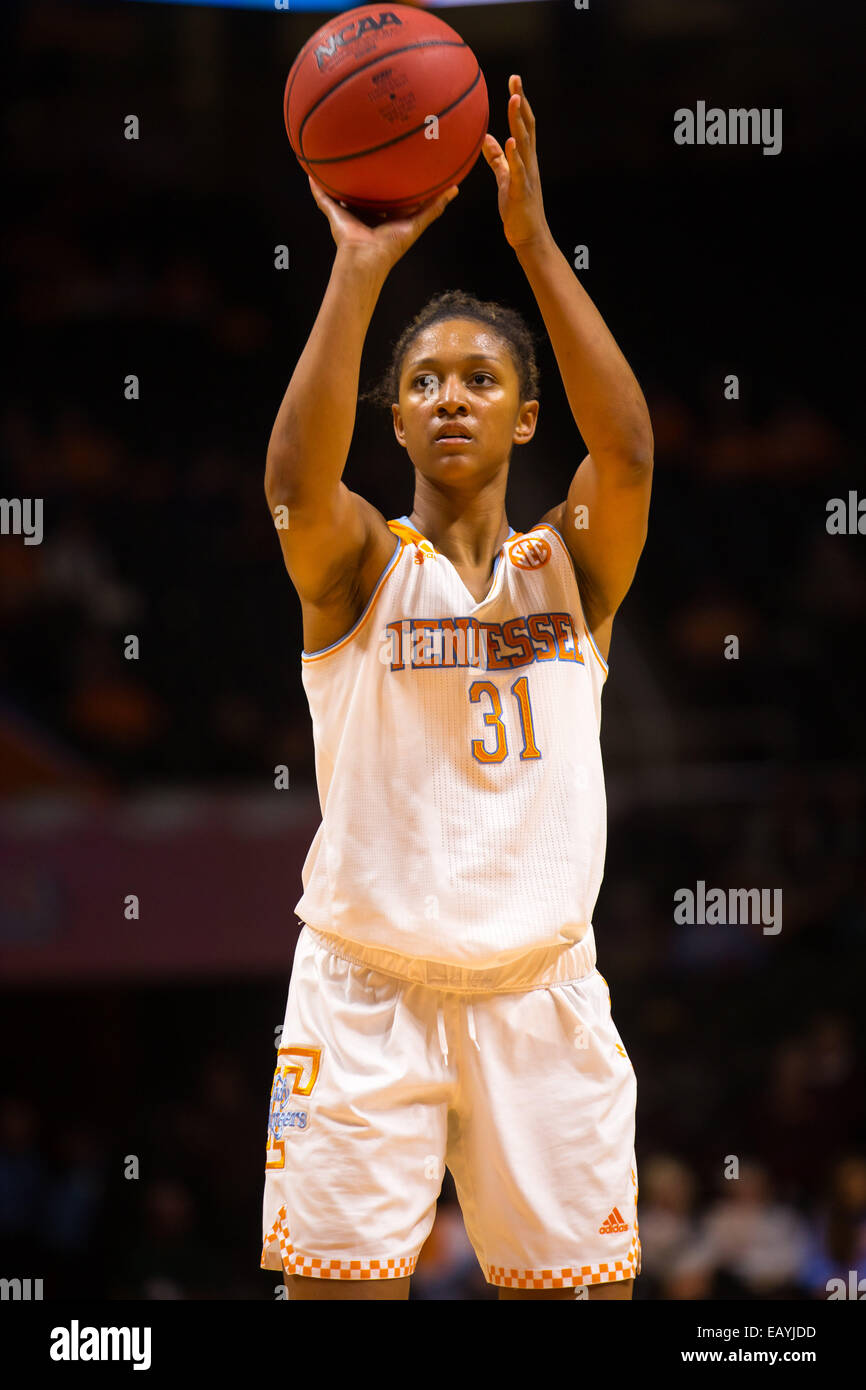 Knoxville, USA. 21st Nov, 2014:Jaime Nared #31 of the Tennessee Lady ...