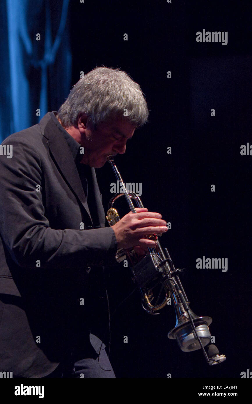 Torino, Italy. 21st November 2014. Italian jazz trumpet player Giorgio ...