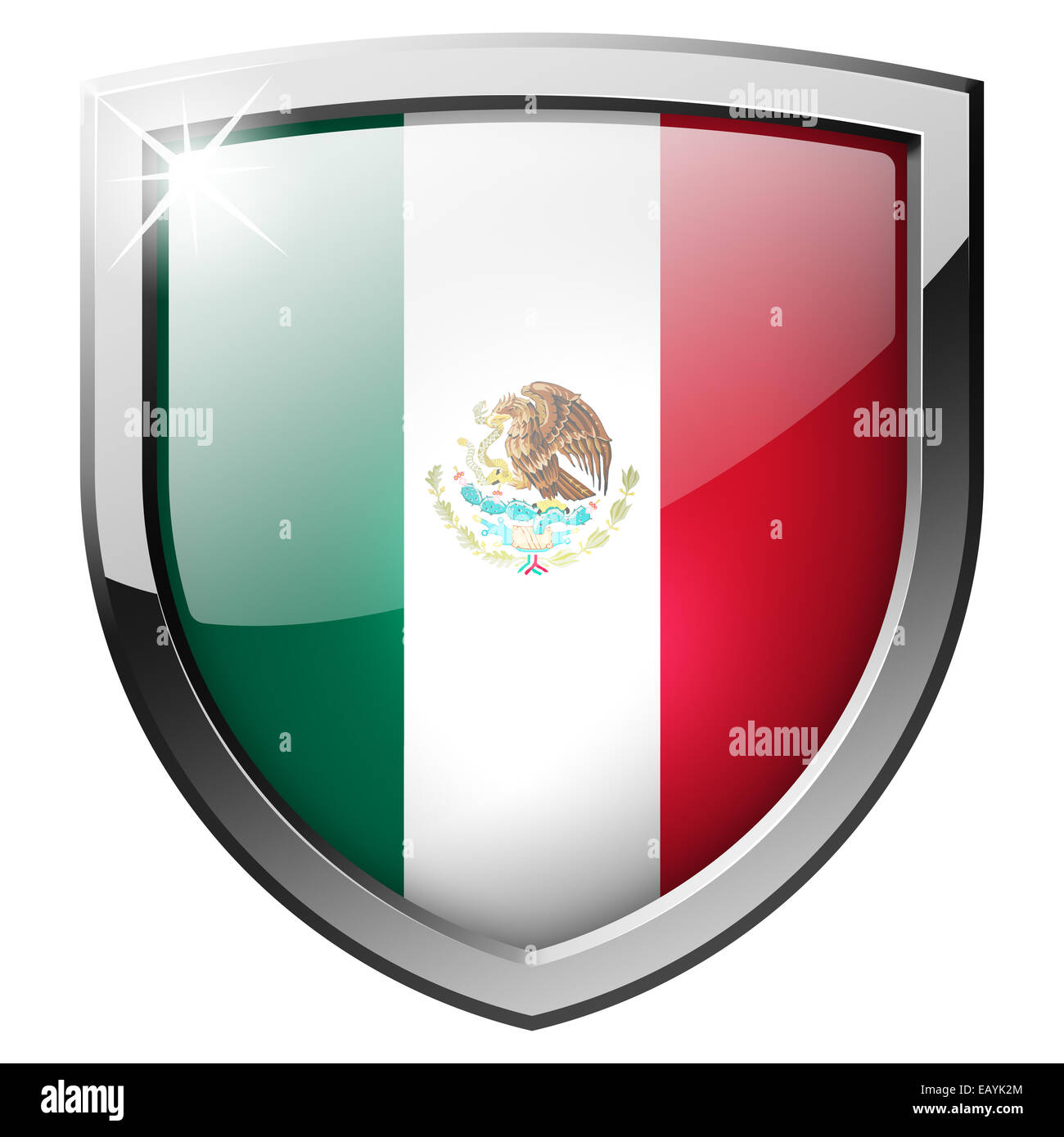 National shield of mexico Cut Out Stock Images & Pictures - Alamy