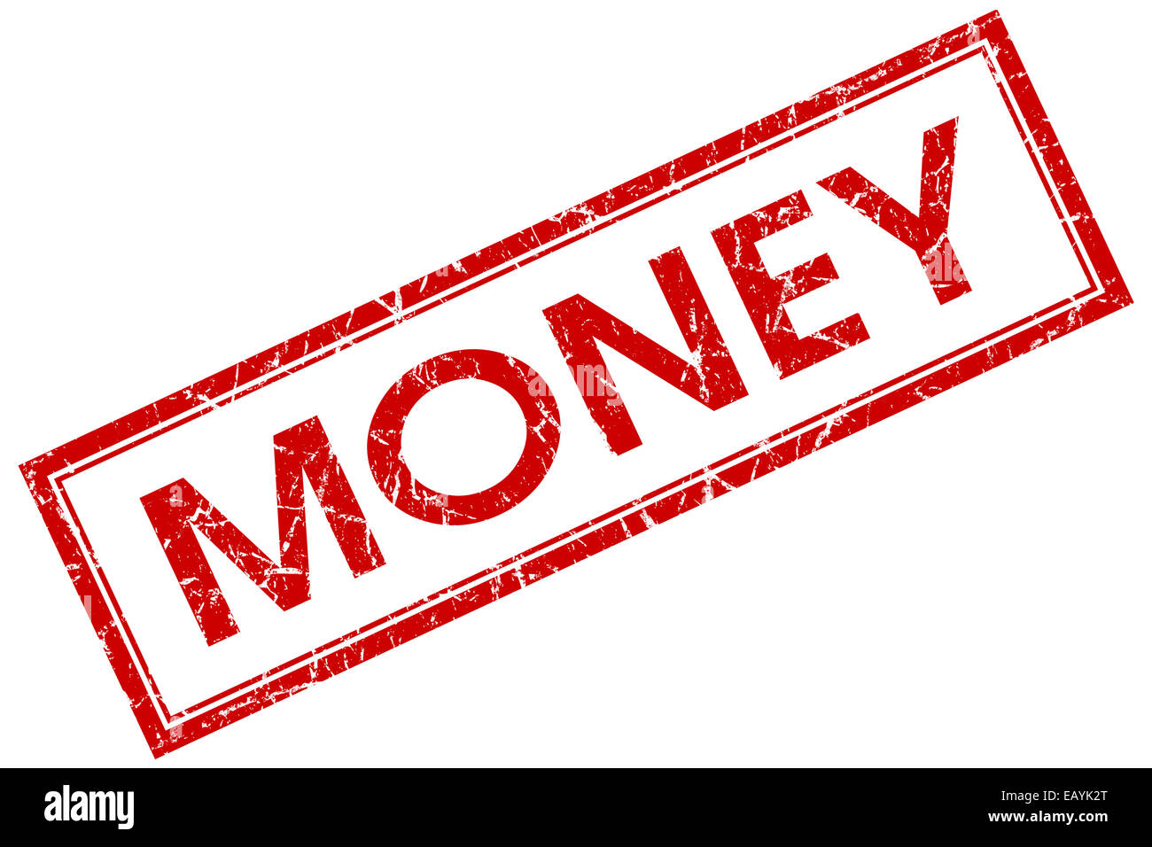 Money red square grungy stamp isolated on white background Stock Photo ...