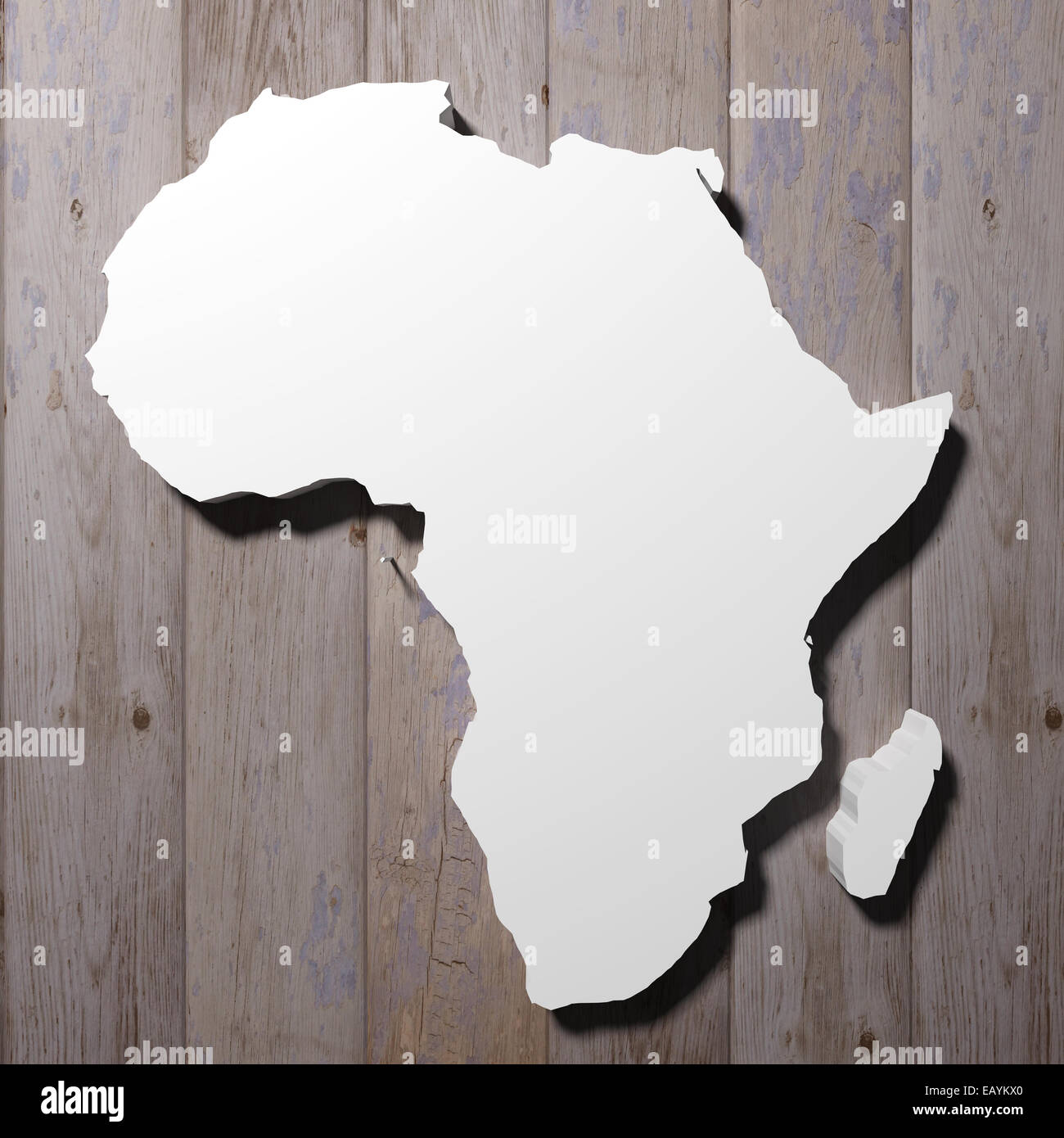 3d rendering of a textured africa map Stock Photo - Alamy