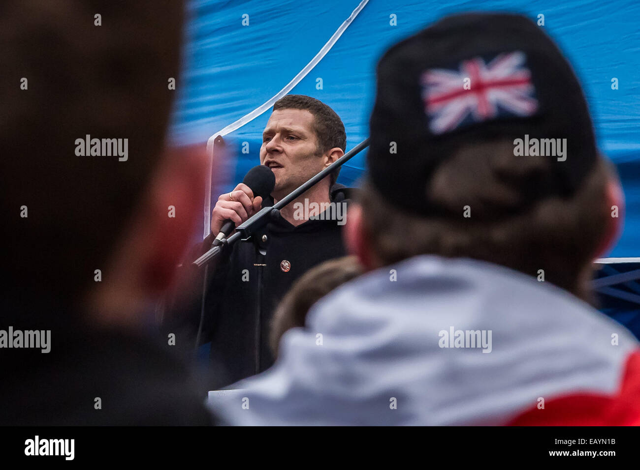 London, UK. 22nd Nov, 2014. English Defence League Protest March in ...
