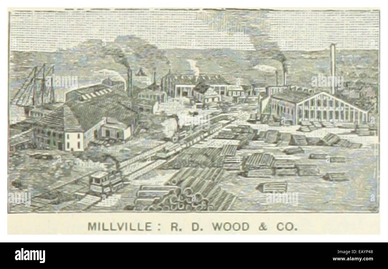 Map of millville hi-res stock photography and images - Alamy