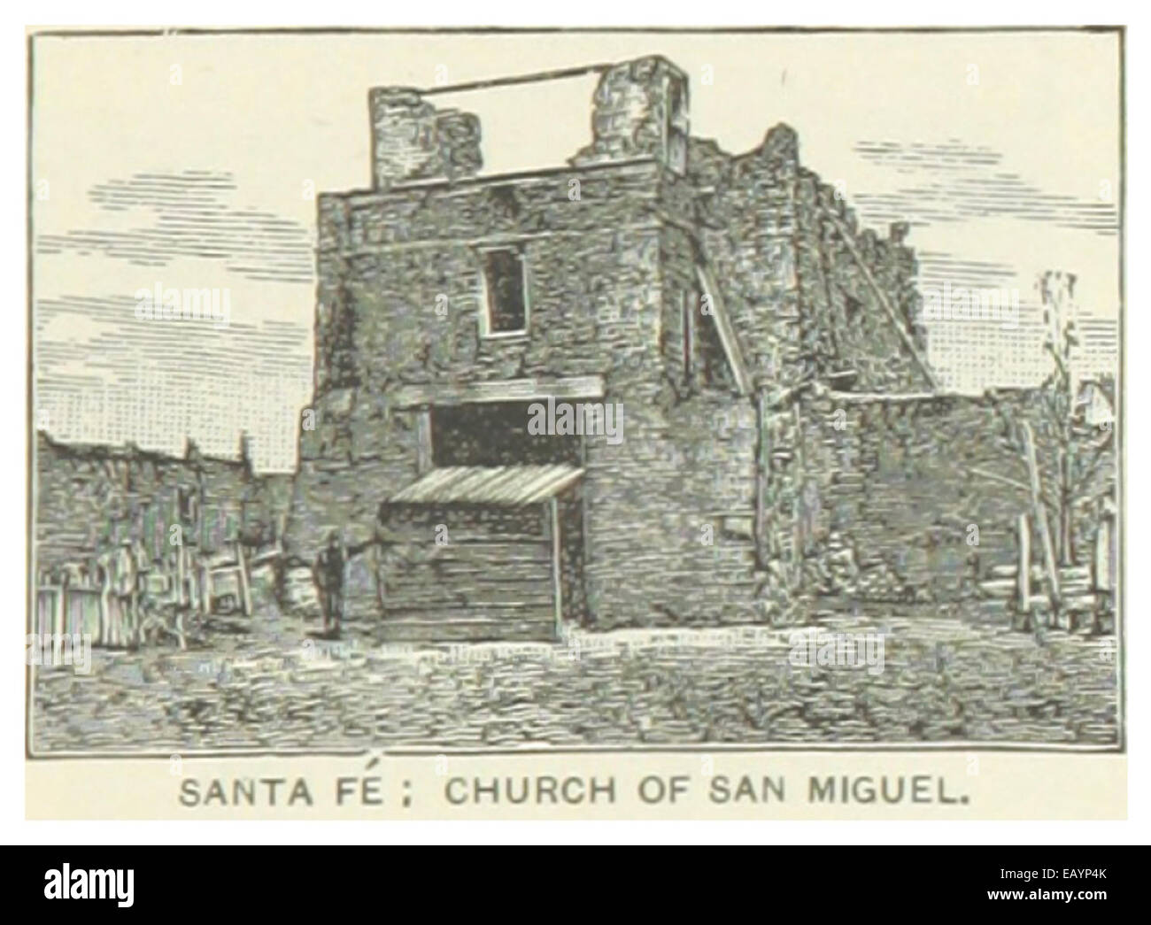 Vintage map of santa fe hi-res stock photography and images - Alamy