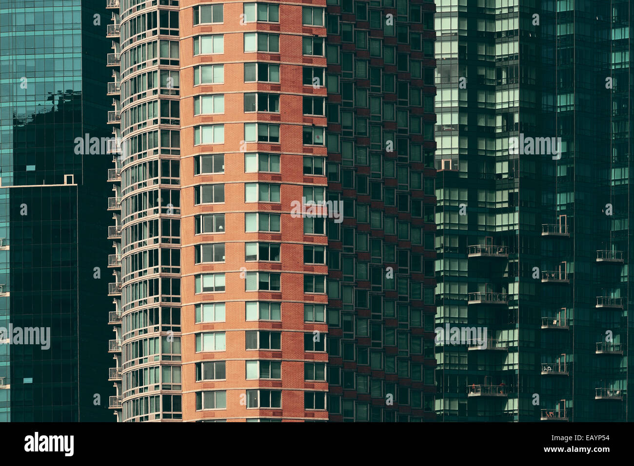Apartment building closeup in Manhattan Downtown Stock Photo - Alamy