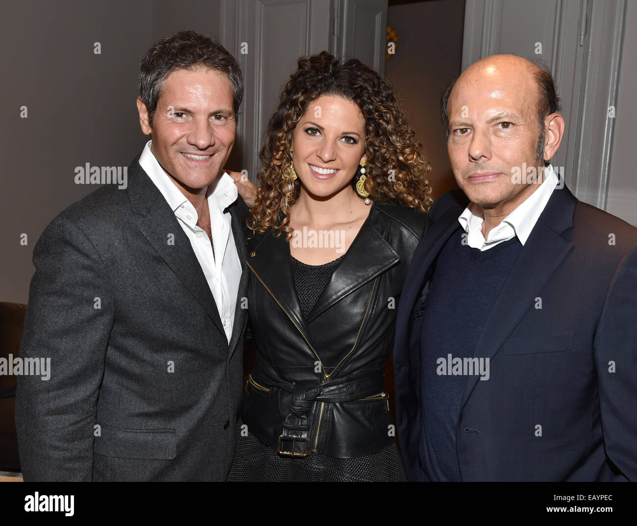 Berlin, Germamy. 20th Nov, 2014. Roberto Minotti (L-R), his daughter ...