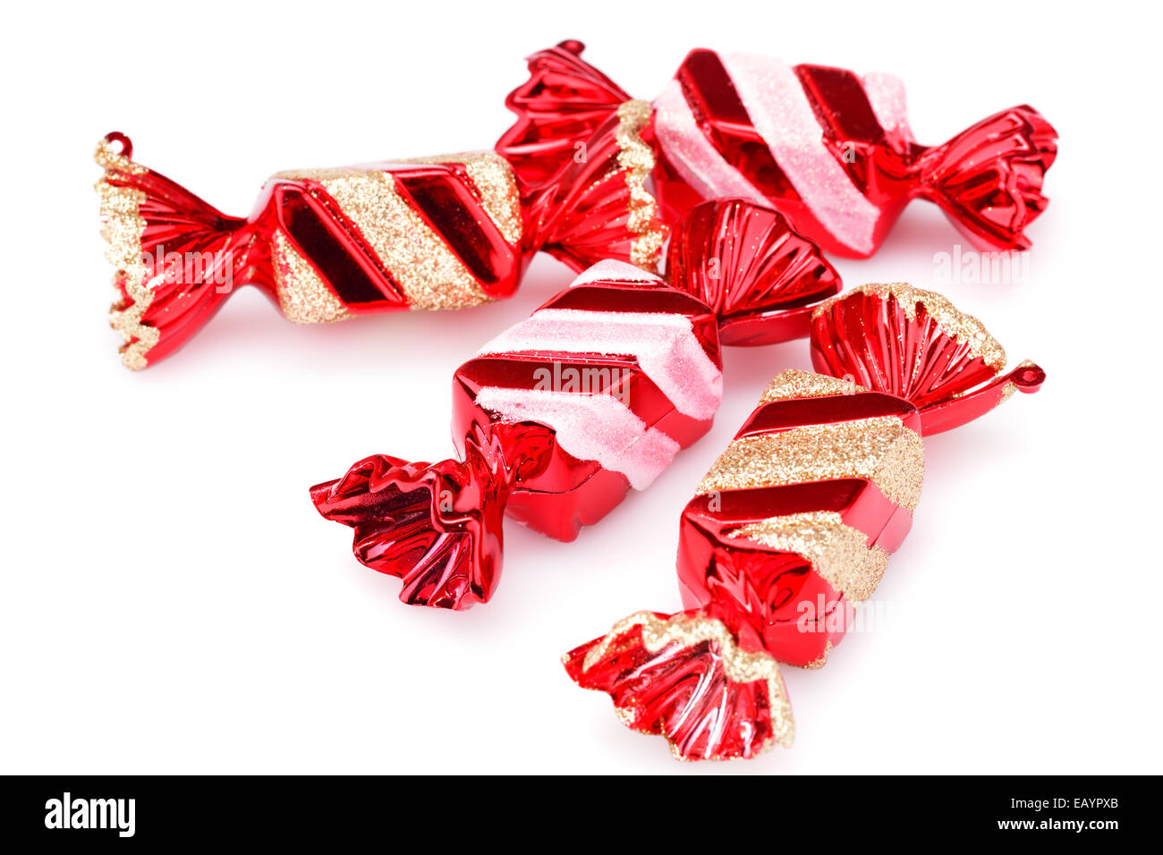 Red candies isolated on hi-res stock photography and images - Alamy