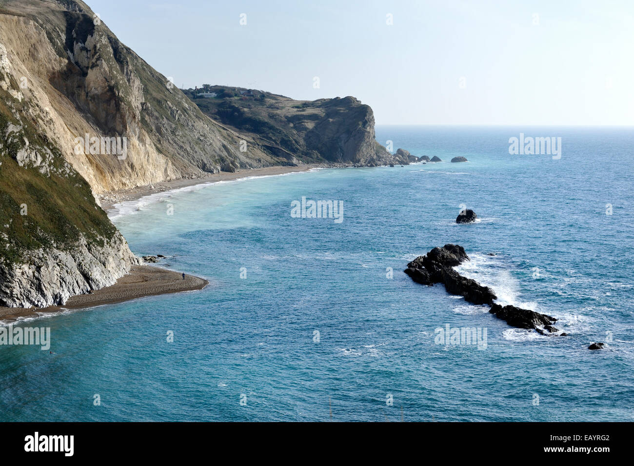 Cliffs along the Dorset Jurassic coastline Stock Photo - Alamy