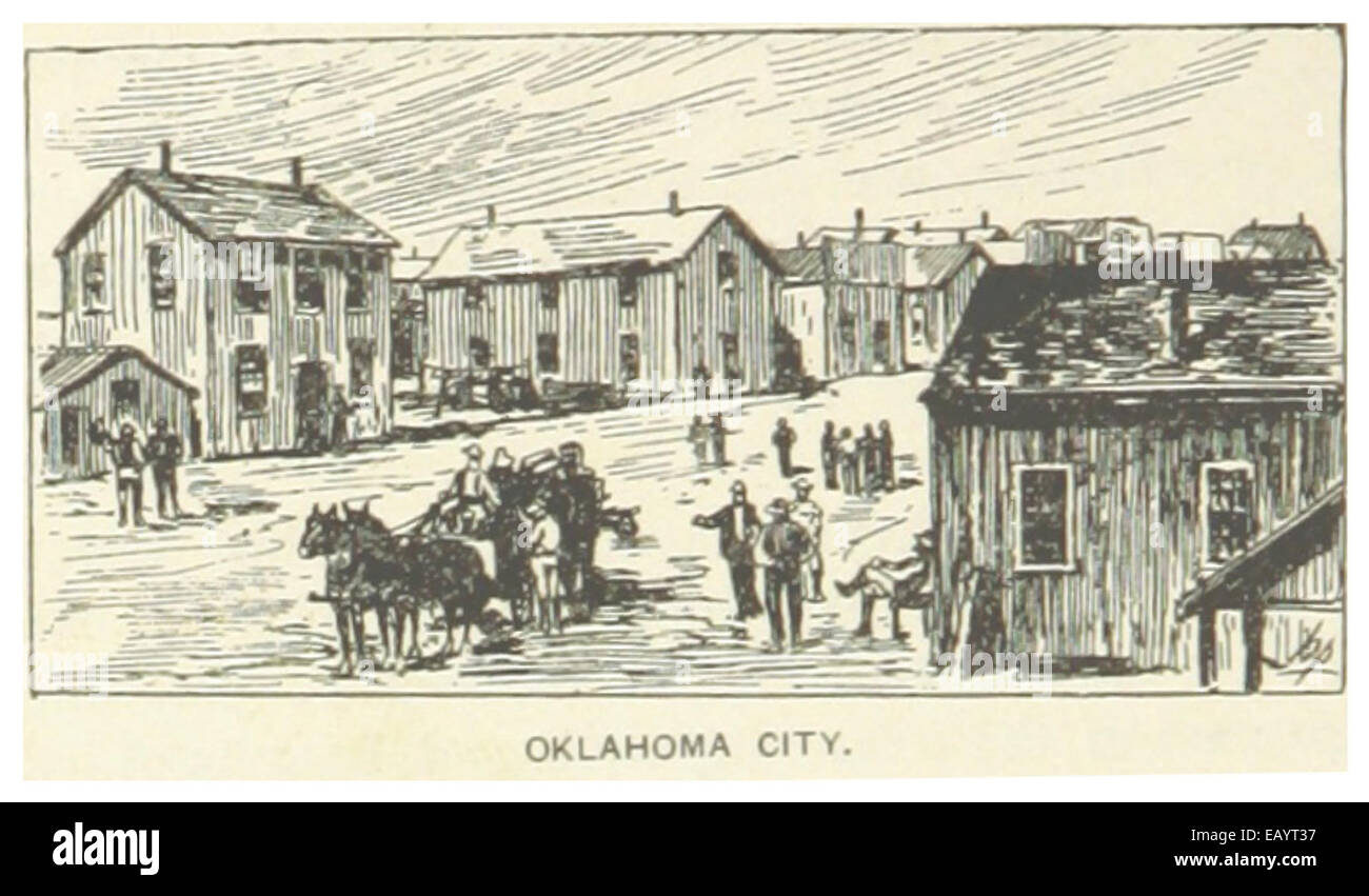 Vintage oklahoma map hi-res stock photography and images - Alamy
