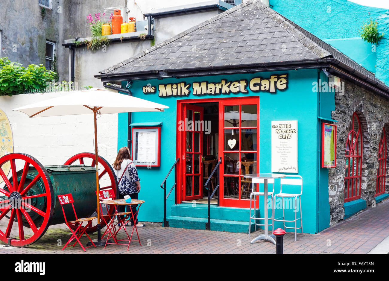 A local cafe in Kinsale, Ireland Stock Photo - Alamy