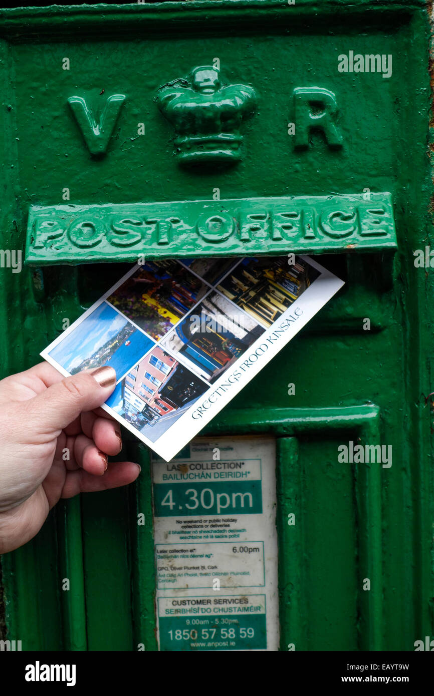 Old british vr post box hi-res stock photography and images - Alamy