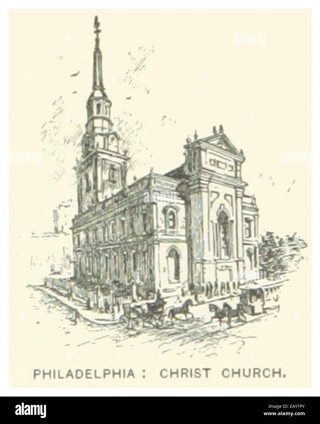 This image from the 1891 publication depicts the Christ Church in ...