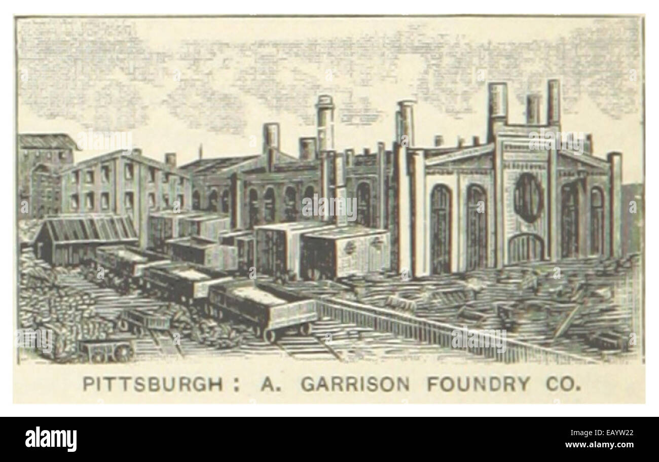Pittsburgh historical map hi-res stock photography and images - Alamy