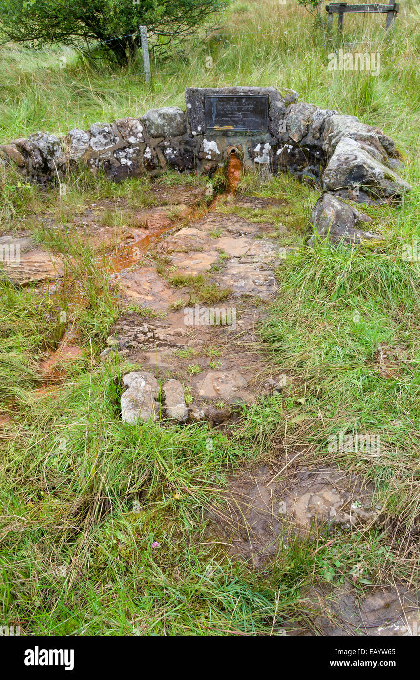 The Red Well ( a Chalybeate Spring ), Nr Callander, Trossachs ...