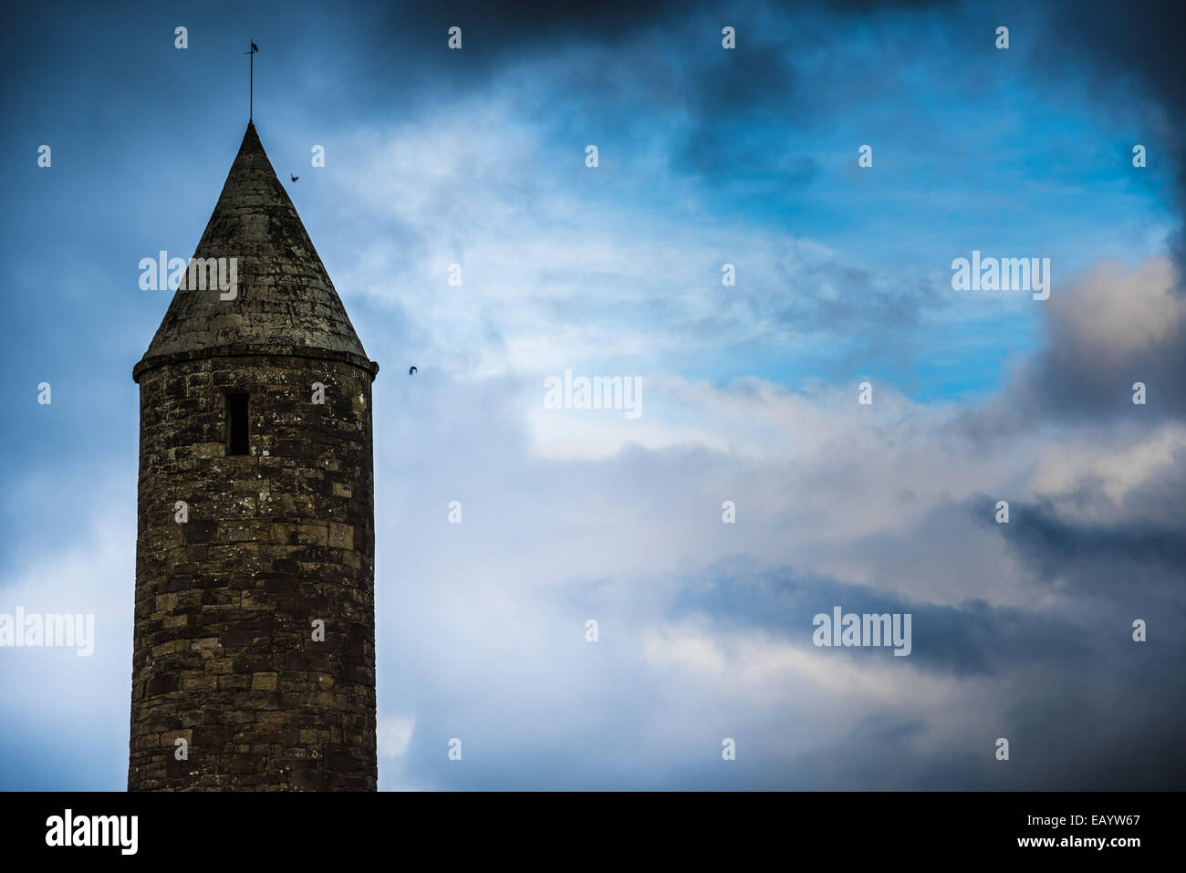 Round Tower, St Mary's Augustinian Priory, Devenish Island, County ...
