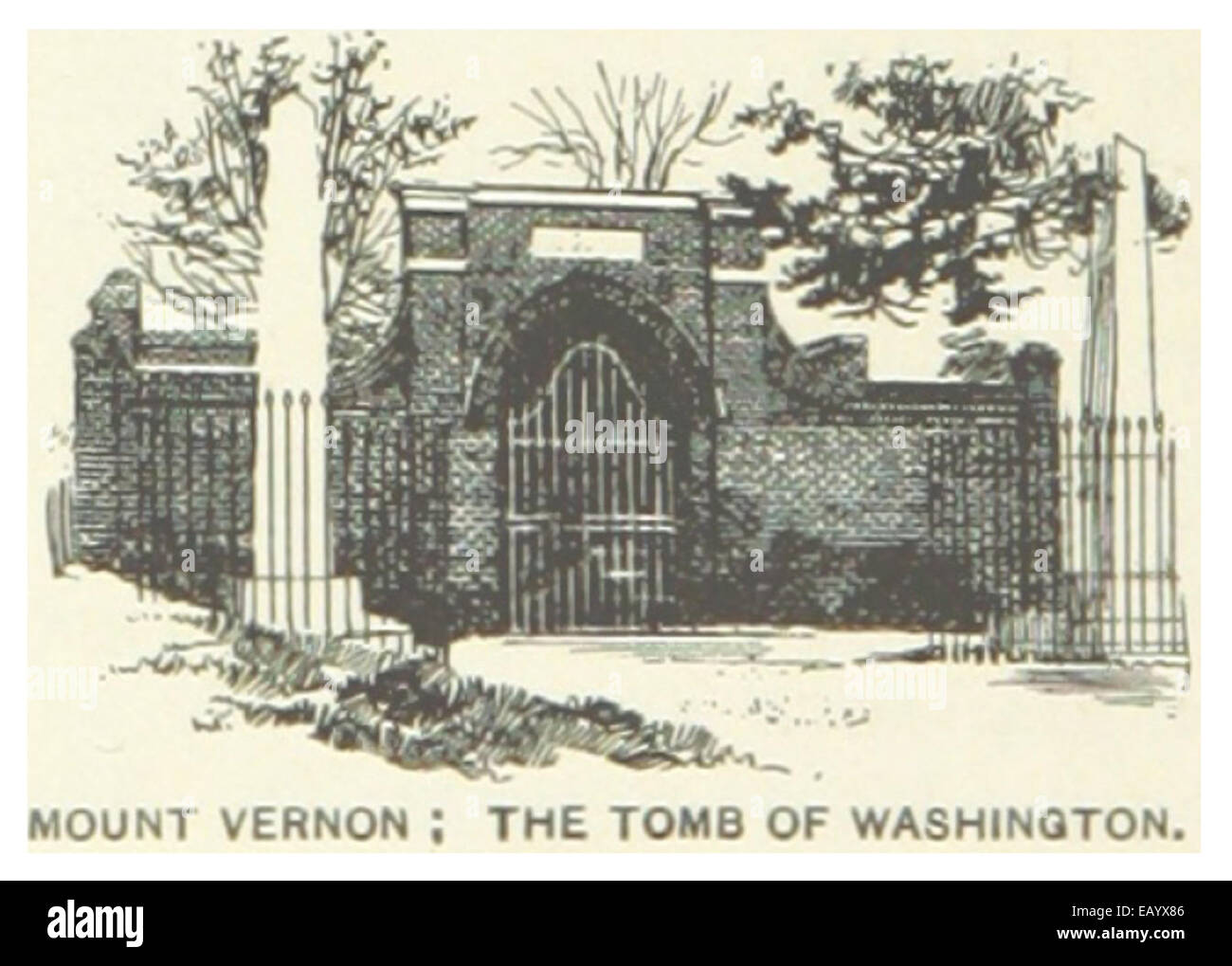 Old map of mount vernon Cut Out Stock Images & Pictures - Alamy