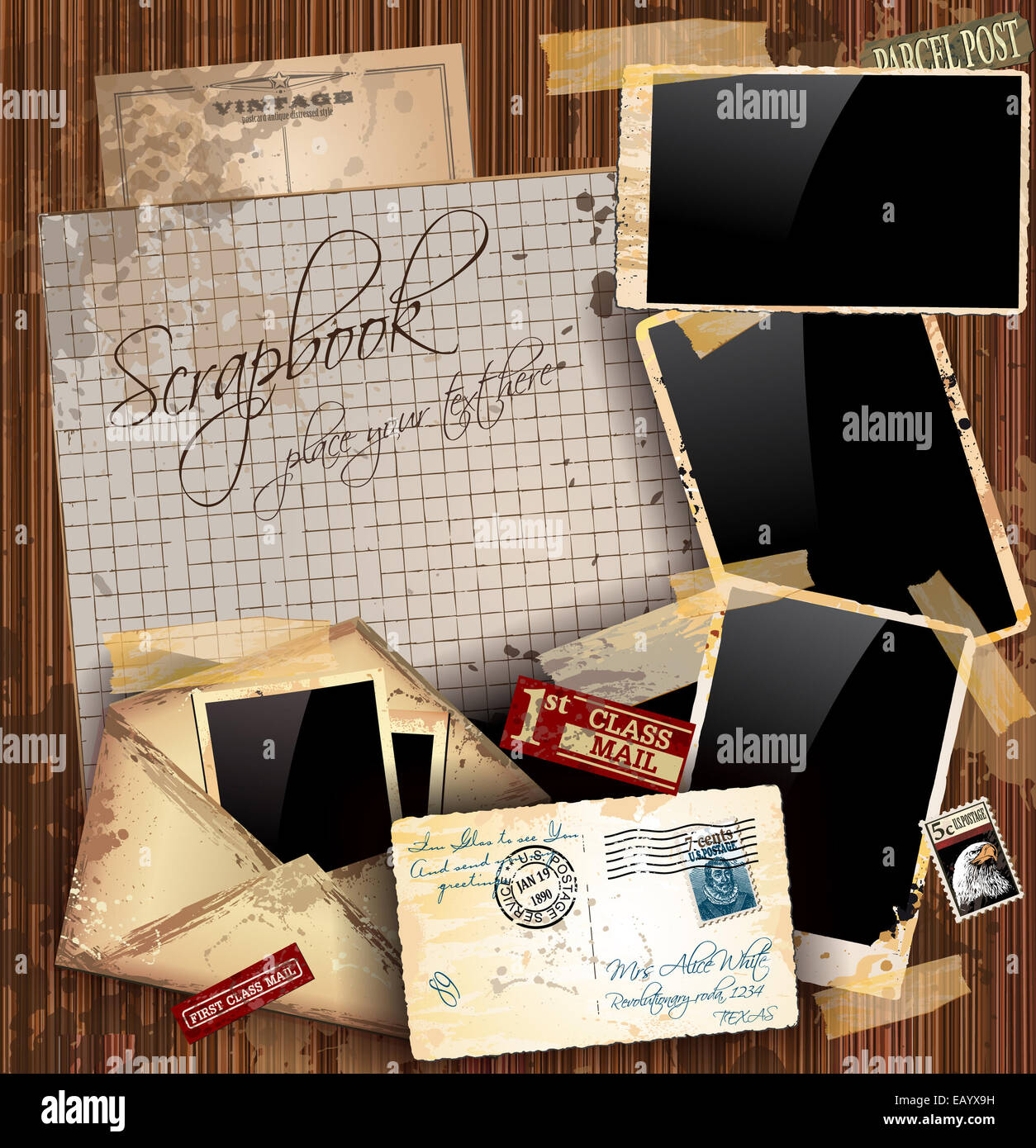 Vintage Scrapbook Design Templates On Behance, 60% OFF