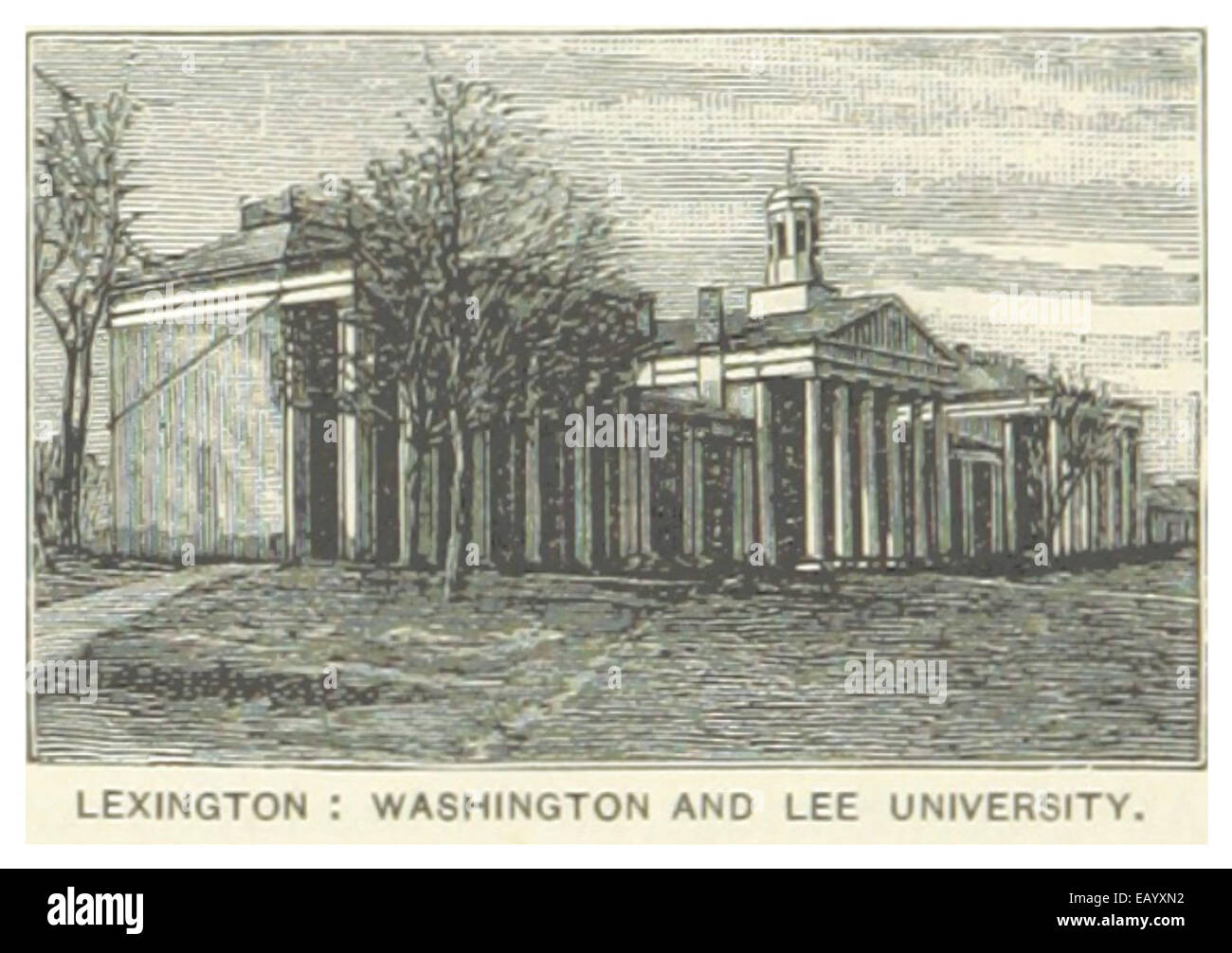 Campus buildings washington lee college hi-res stock photography and ...